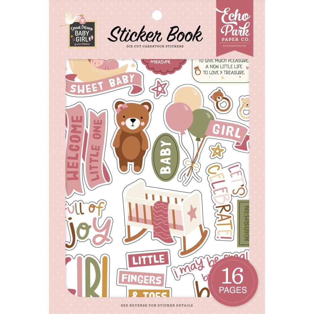 Echo Park Special Delivery Baby Girl - Sticker Book — Papermaze