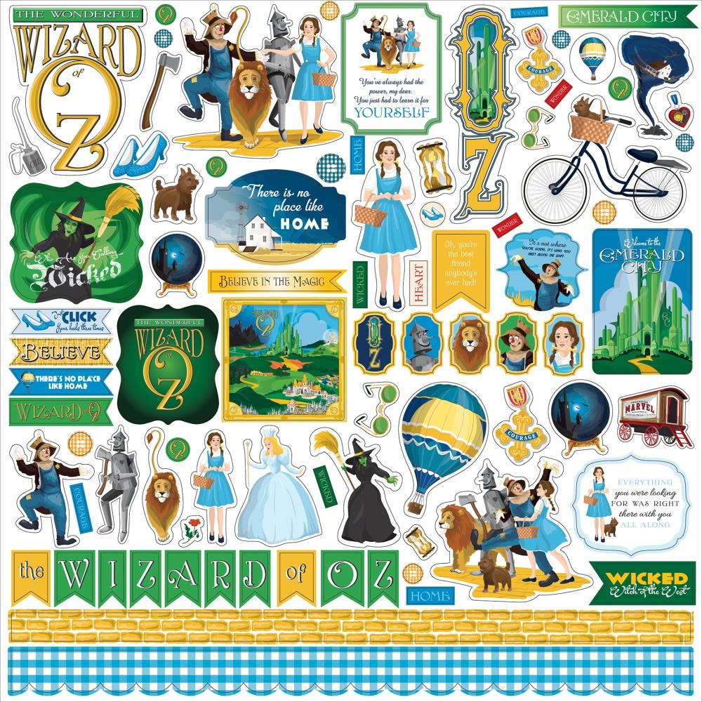 Carta Bella Wizard Of Oz - Element Stickers — Papermaze
