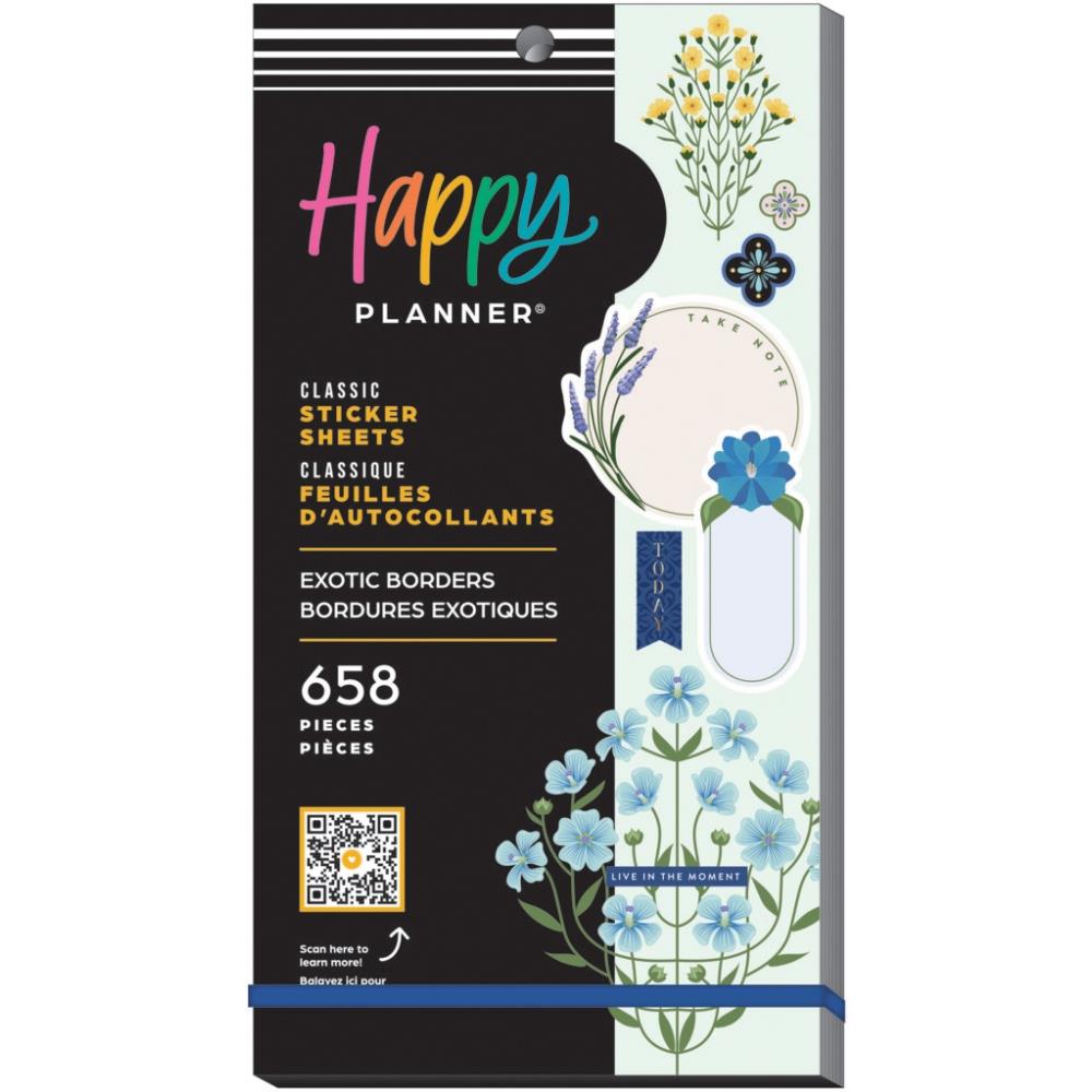 Me & My Big Ideas Happy Planner - Exotic Borders Sticker Value Pack ...