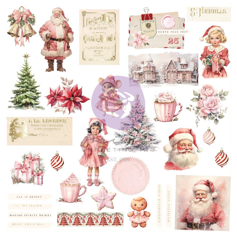 Prima 25 & Peppermint - Ephemera 64 Piece — Papermaze