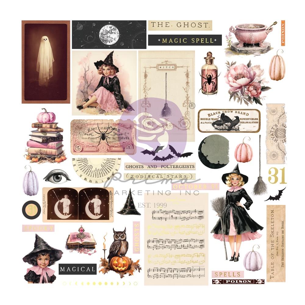 Prima Magic Spell - Bewitching Ephemera 90 Piece — Papermaze