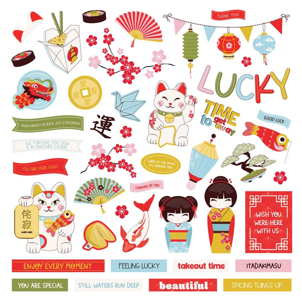 Photoplay Lucky Cat - Element Stickers — Papermaze