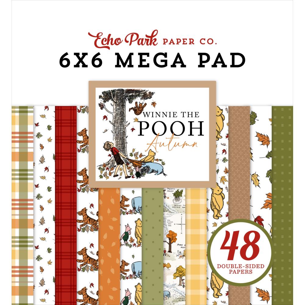 Echo Park Winnie The Pooh Autumn - 6x6 Mega Pad — Papermaze