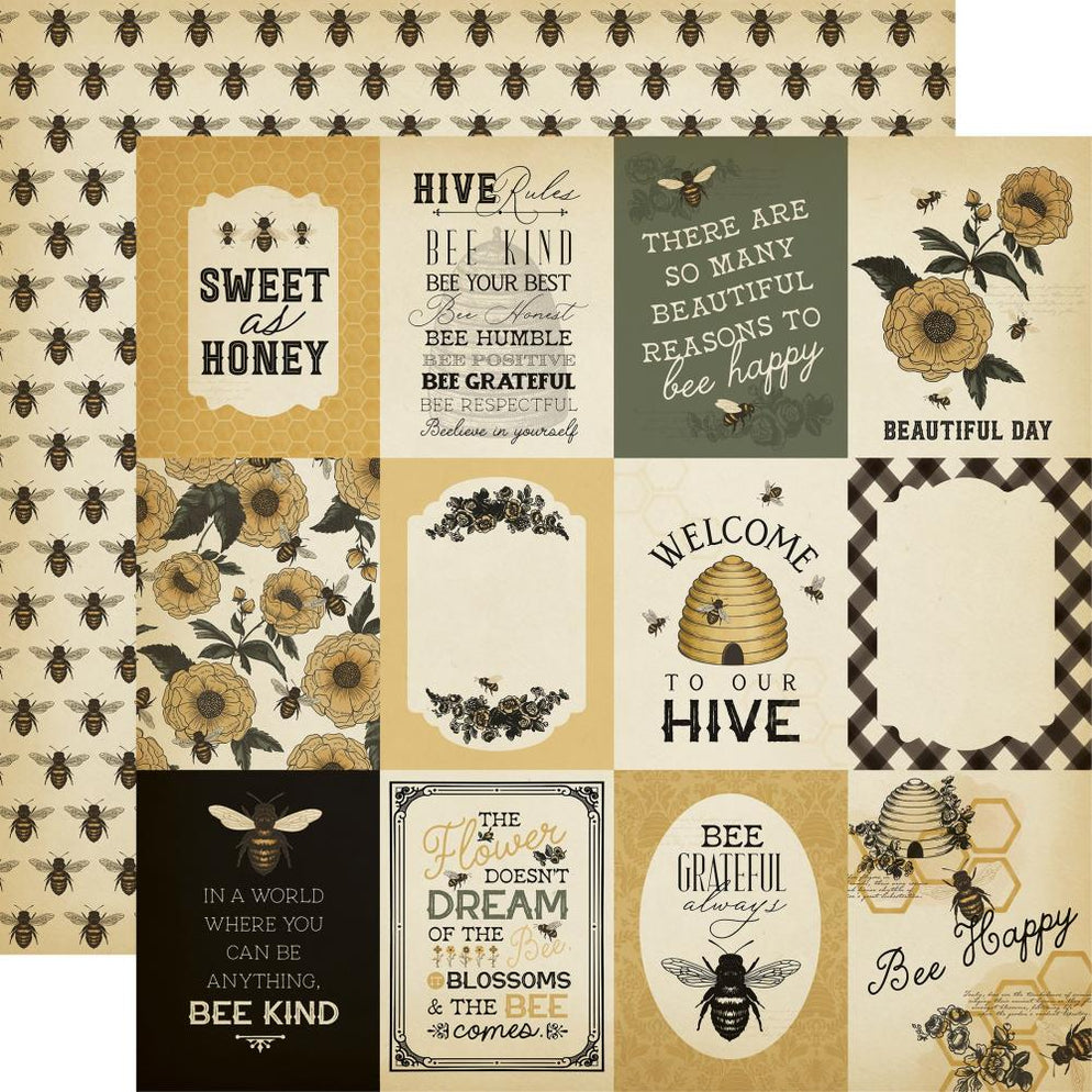 Carta Bella Honey Bee - 3x4 Journaling Cards — Papermaze