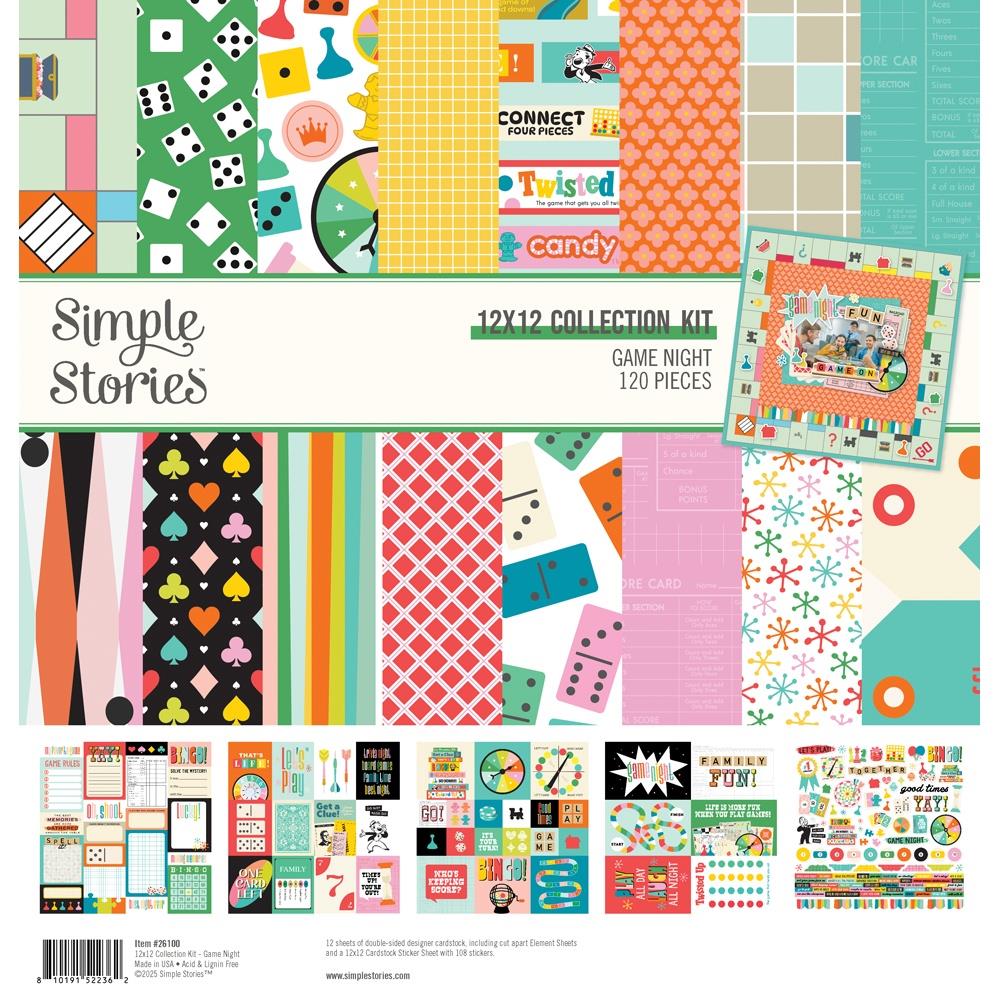 Simple Stories Game Night - 12x12 Collection Kit — Papermaze