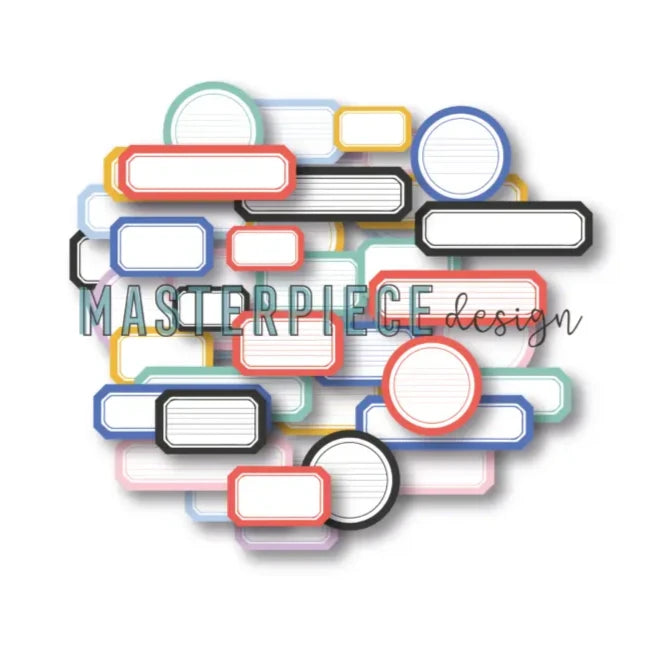 Masterpiece Design 4 Seasons - Labels Die-Cuts — Papermaze