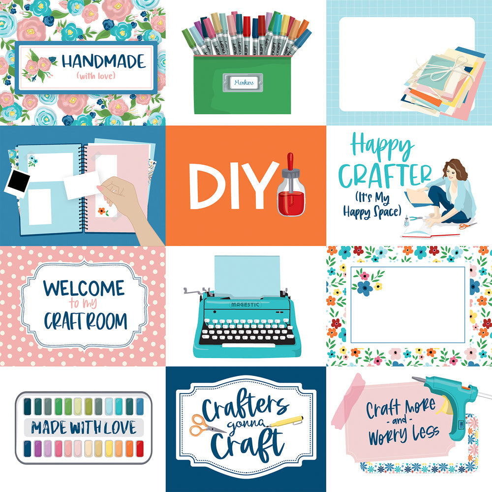 Carta Bella Happy Crafting - 4x3 Journaling Cards — Papermaze
