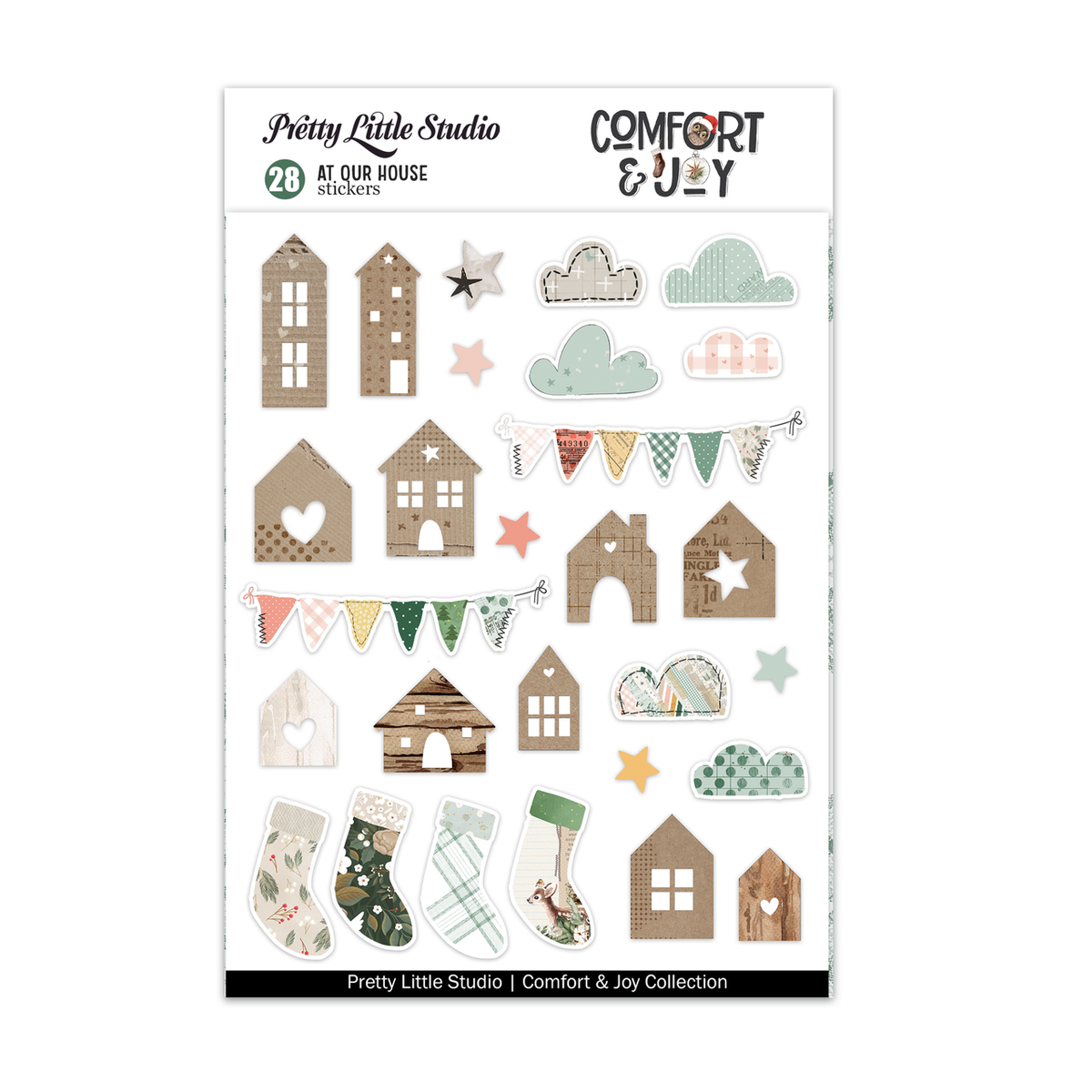 Pretty Little Studio Comfort & Joy - At Our House Stickers — Papermaze