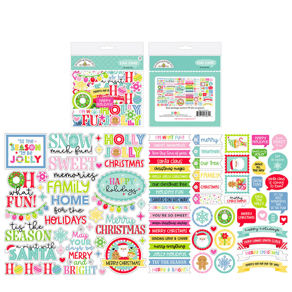 Doodlebug Design Oh What Fun! - Chit Chat Die Cuts — Papermaze