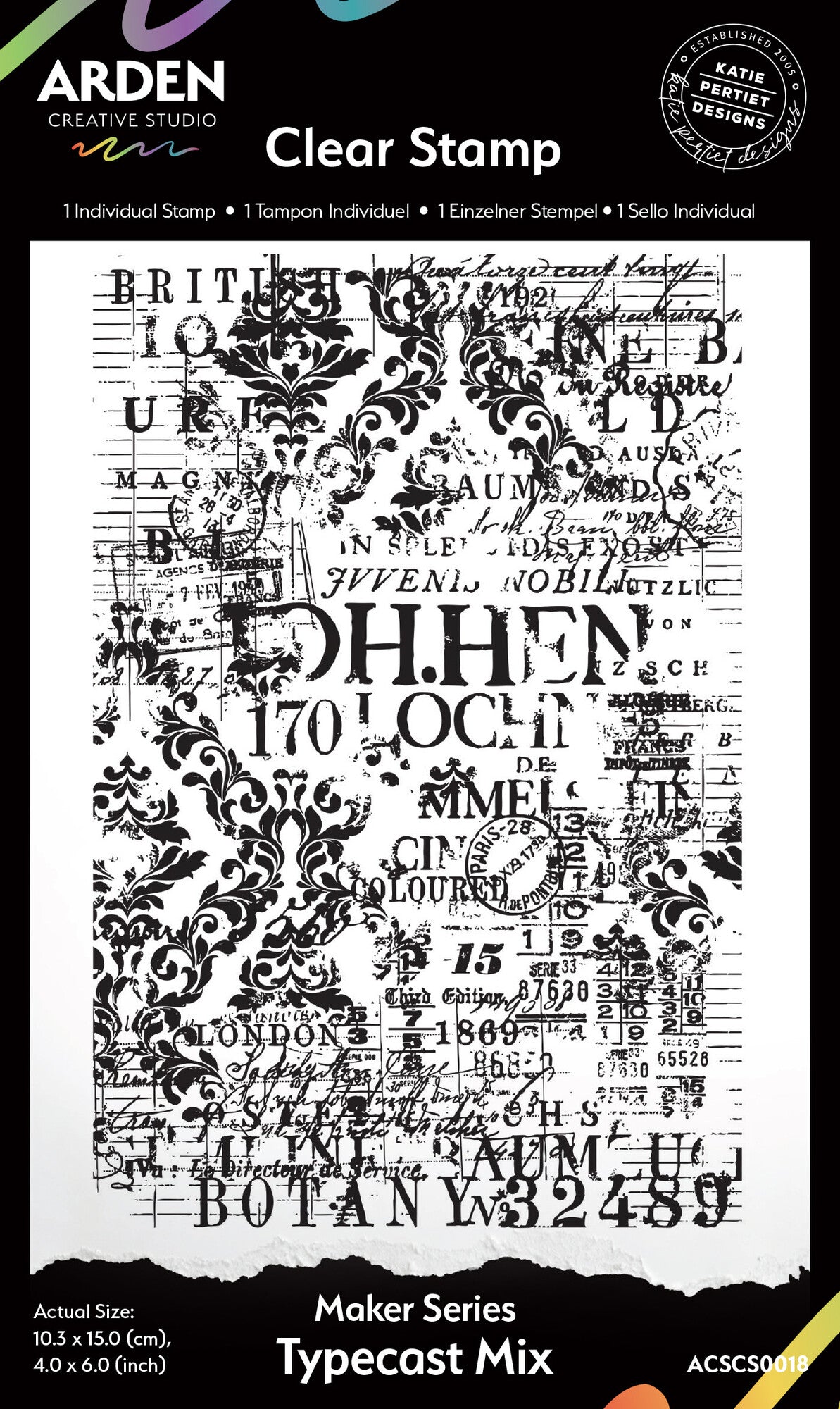Arden Creative Studio Laurel Grove - Typecast Mix Stamps — Papermaze