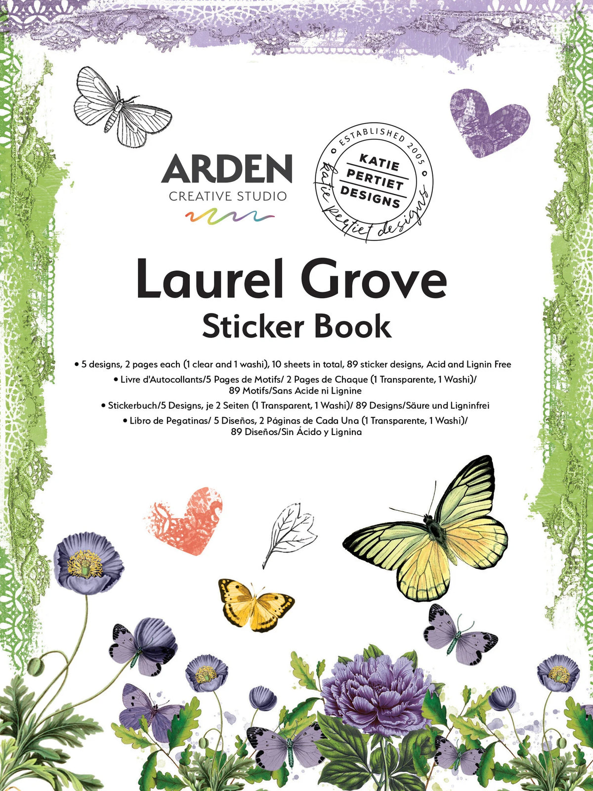 Arden Creative Studio Laurel Grove - Sticker Book — Papermaze