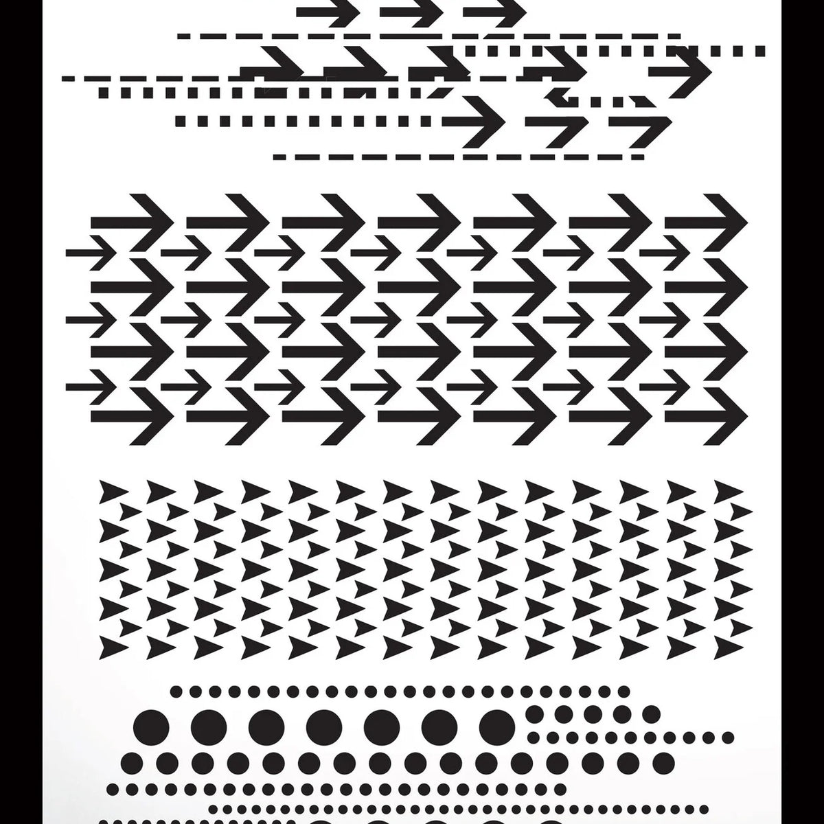 Arden Creative Studio Been There by Katie Pertiet - This Way 6x8 Stenc ...