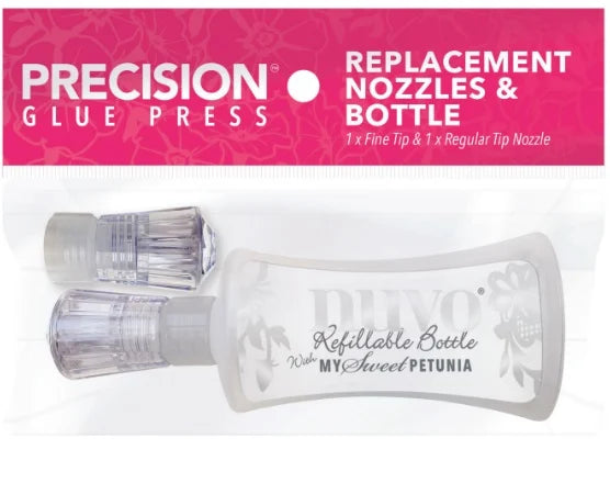 My Sweet Petunia - Precision Glue Press Replacement Nozzles & Bottle ...