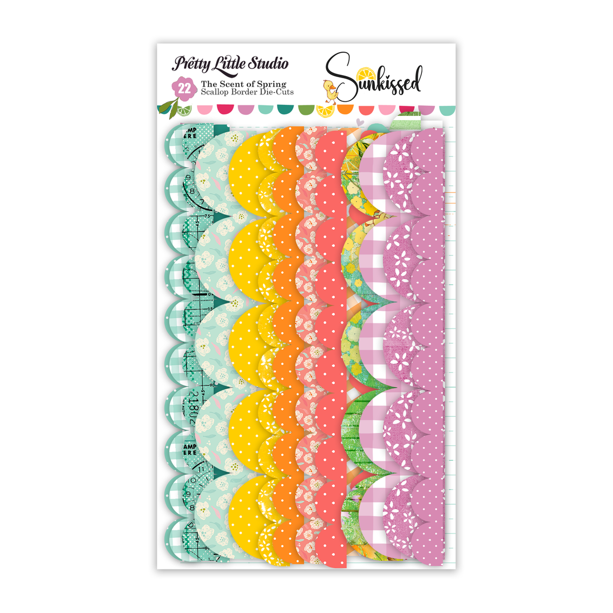 Pretty Little Studio Sunkissed - The Scent of Spring Scallop Border Di ...