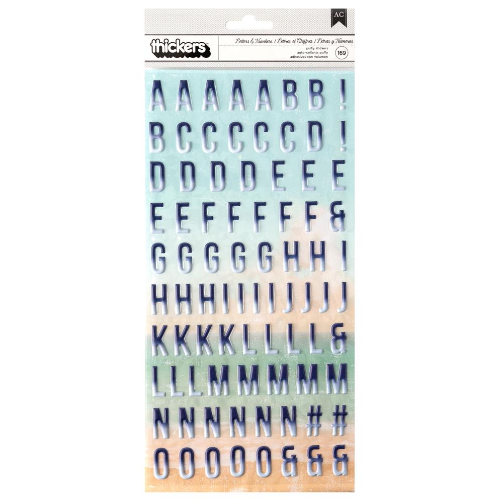 Heidi Swapp Set Sail - Letters & Numbers Thickers — Papermaze