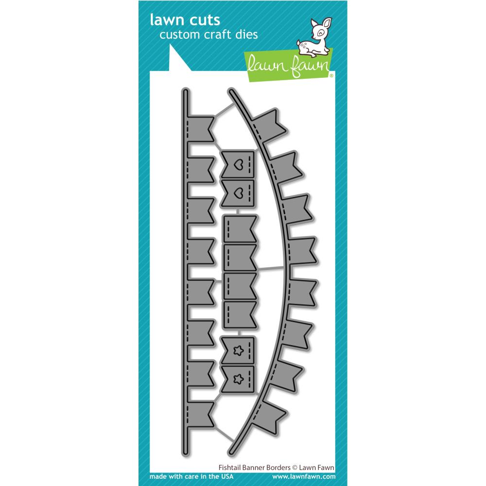 Lawn Fawn Craft Die - Fishtail Banner Borders — Papermaze