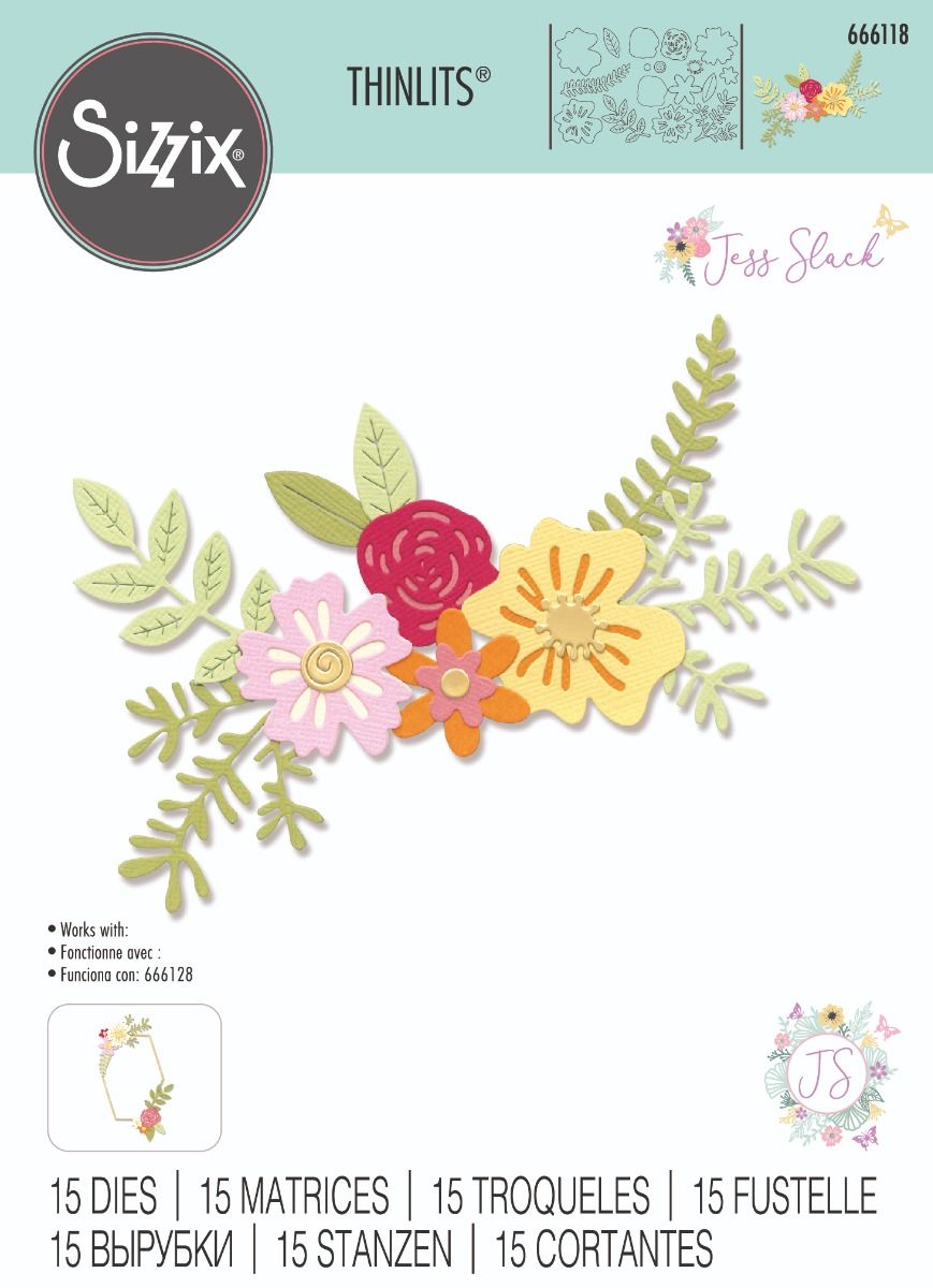 Sizzix Thinlits Die - Floral Cluster — Papermaze