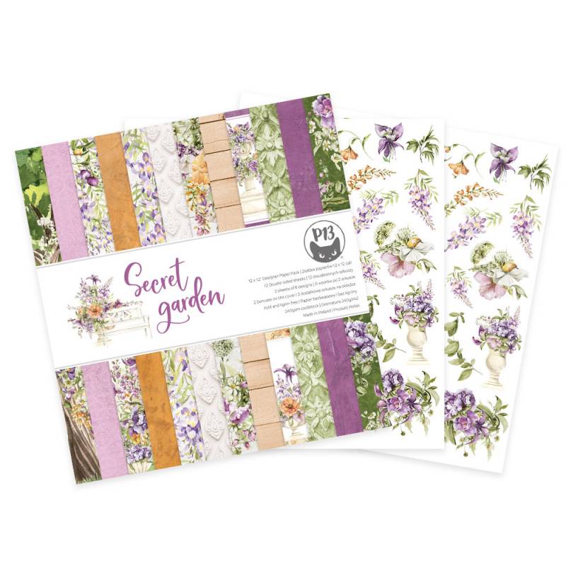P13 Secret Garden - 12x12 Paper Pad — Papermaze