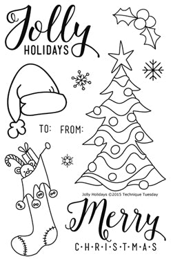 Technique Tuesday - Jolly Holidays — Papermaze