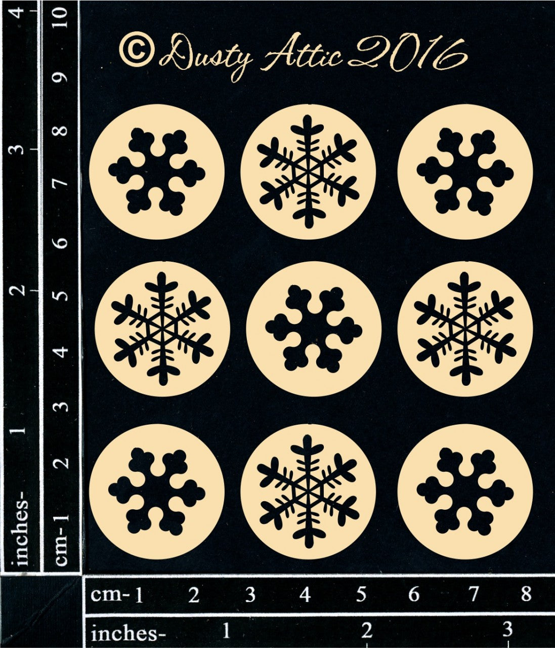 Dusty Attic - Mini Snowflake Disks — Papermaze