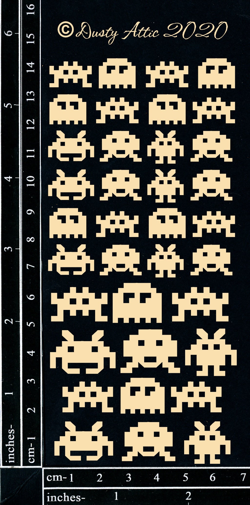 Dusty Attic - Space Invaders — Papermaze